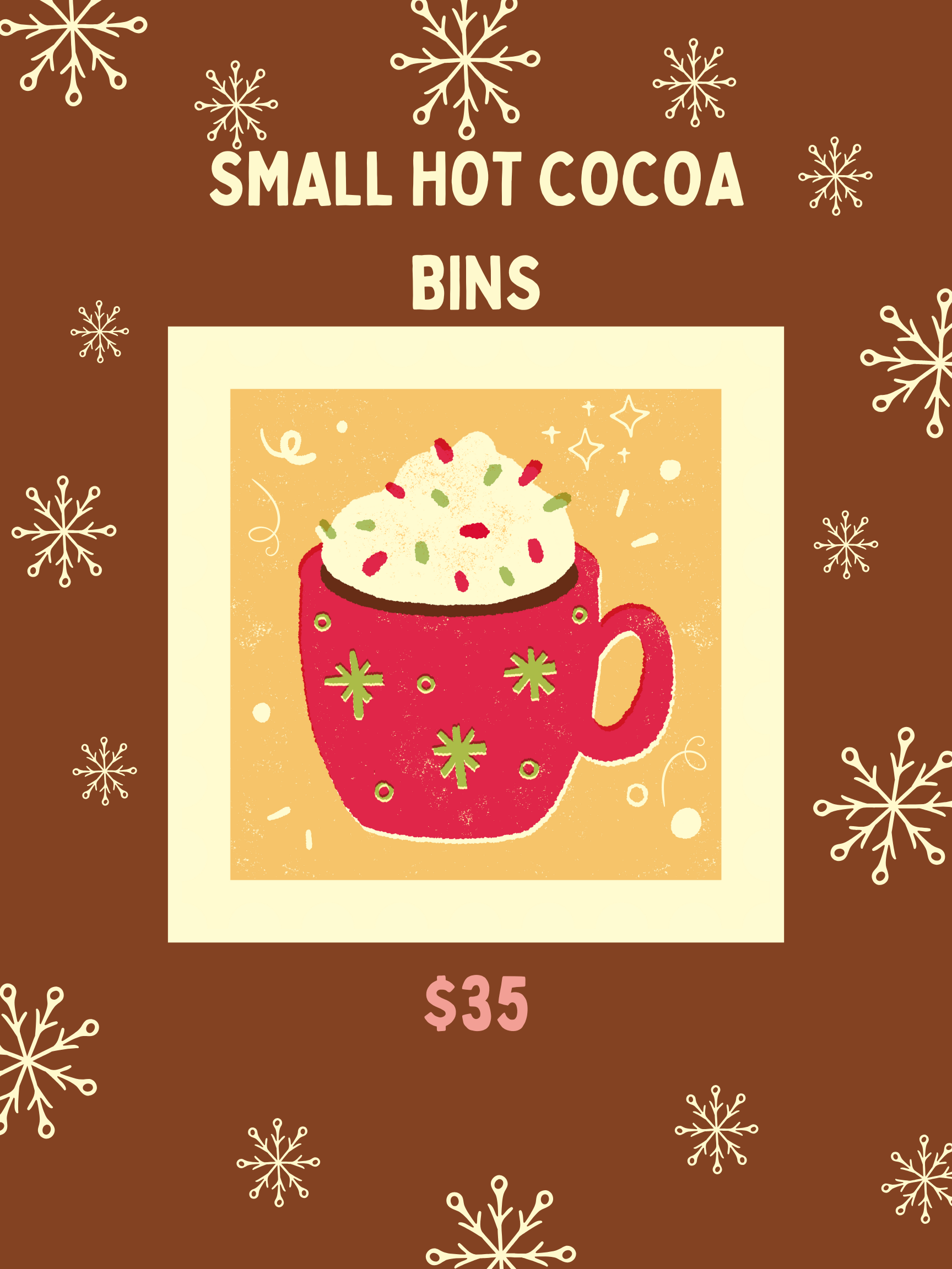 Small Hot Cocoa Bin – Misty's Fun Time Designs